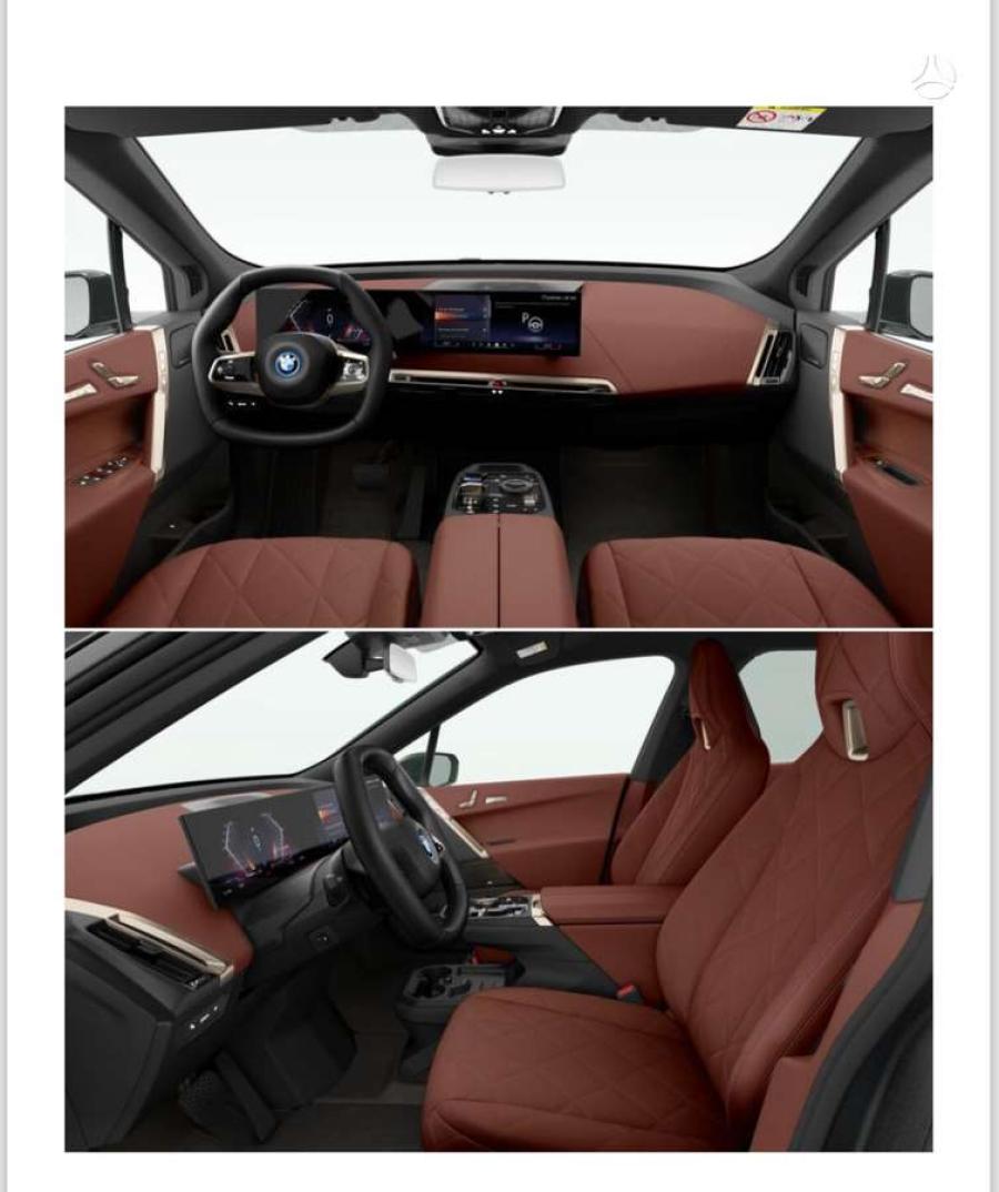 Melns BMW iX 2024 Viļņa, ar dzinēja tilpumu 0.00 L un nobraukumu 32 tūkst. km par 49990 €, foto 5 vietnē AUTOMOTO.COM.LV