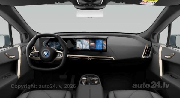 Blue BMW iX 2022 in Tallinn, with an engine capacity of 0.00 L and mileage of 25 thousand km for 54900 €, photo 3 on AUTOMOTO.COM.LV