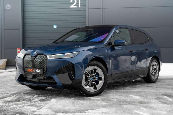 Zils BMW iX 2024 Viļņa, ar dzinēja tilpumu 0.00 L un nobraukumu 47 tūkst. km par 45500 €, foto 1 vietnē AUTOMOTO.COM.LV