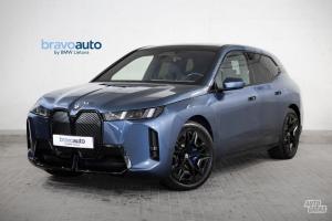 Blue BMW iX 2025 in Vilnius, with an engine capacity of 0.00 L and mileage of 37 thousand km for 81991 €, photo  on AUTOMOTO.COM.LV