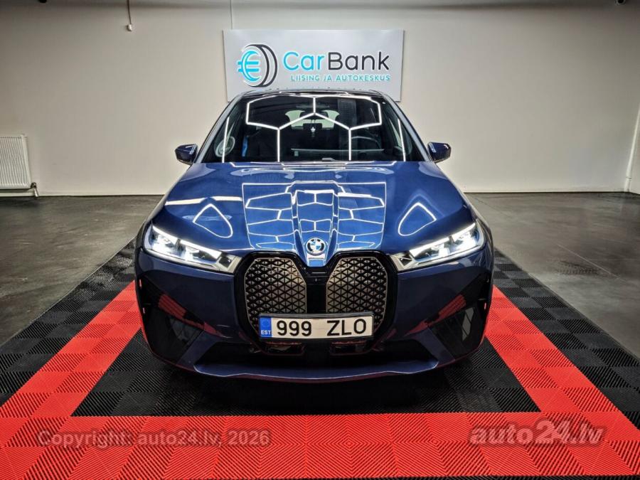 Zils BMW iX 2022 Tallina, ar dzinēja tilpumu 0.00 L un nobraukumu 71 tūkst. km par 52990 €, foto 2 vietnē AUTOMOTO.COM.LV