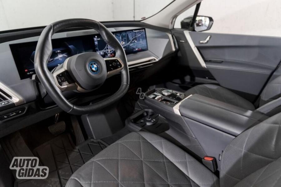Pelēks BMW iX 2022 Viļņa, ar dzinēja tilpumu 0.00 L un nobraukumu 68 tūkst. km par 51000 €, foto 11 vietnē AUTOMOTO.COM.LV