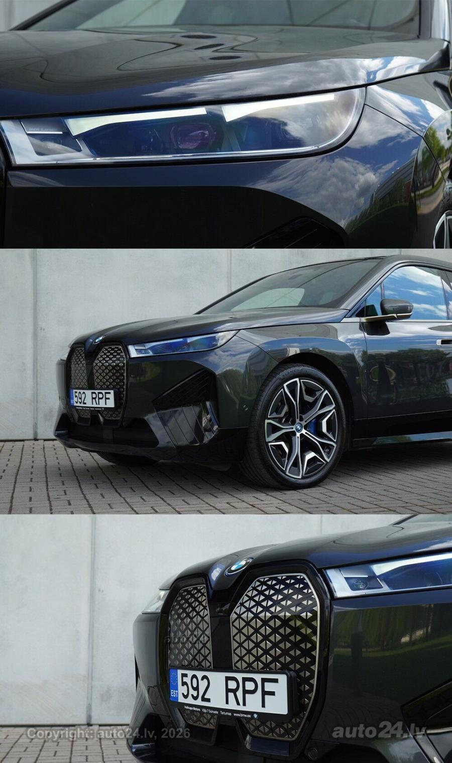 Pelēks BMW iX 2023 Tallina, ar dzinēja tilpumu 0.00 L un nobraukumu 40 tūkst. km par 55900 €, foto 1 vietnē AUTOMOTO.COM.LV