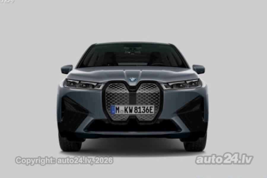 Grey BMW iX 2023 in Tallinn, with an engine capacity of 0.00 L and mileage of 22 thousand km for 51900 €, photo 3 on AUTOMOTO.COM.LV