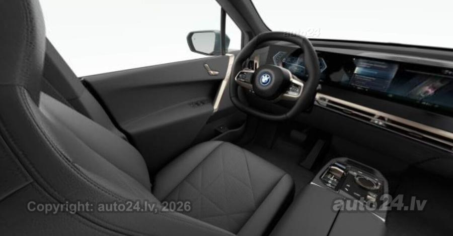 Grey BMW iX 2023 in Tallinn, with an engine capacity of 0.00 L and mileage of 22 thousand km for 51900 €, photo 8 on AUTOMOTO.COM.LV