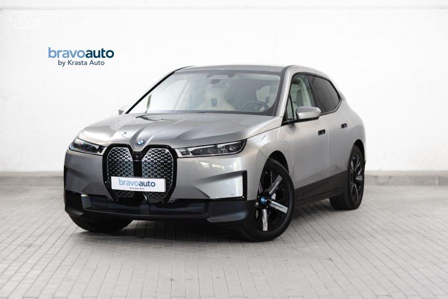 Pelēks BMW iX 2024 Viļņa, ar dzinēja tilpumu 0.00 L un nobraukumu 51 tūkst. km par 75955 €, foto 1 vietnē AUTOMOTO.COM.LV