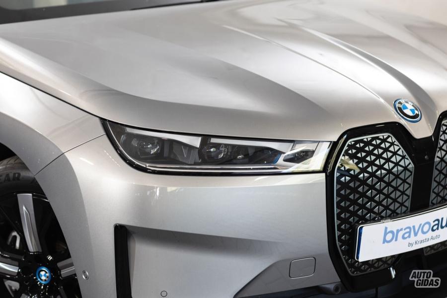 Pelēks BMW iX 2024 Viļņa, ar dzinēja tilpumu 0.00 L un nobraukumu 59 tūkst. km par 59950 €, foto 6 vietnē AUTOMOTO.COM.LV