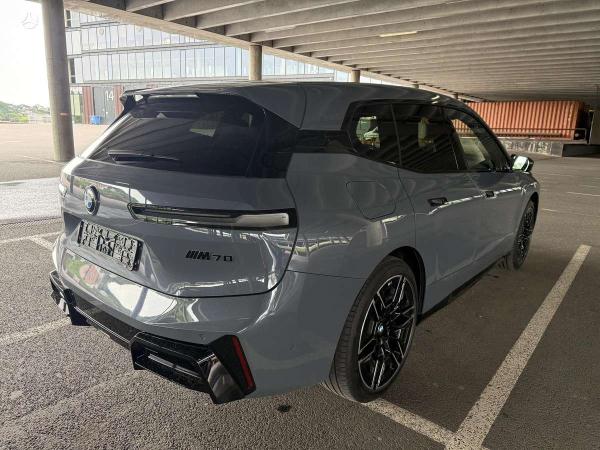 Grey BMW iX 2025 in Kaunas, with an engine capacity of 0.00 L and mileage of 12 thousand km for 88555 €, photo 8 on AUTOMOTO.COM.LV