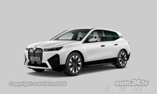 Balts BMW iX 2024 Tallina, ar dzinēja tilpumu 0.00 L un nobraukumu 39 tūkst. km par 59900 €, foto 1 vietnē AUTOMOTO.COM.LV