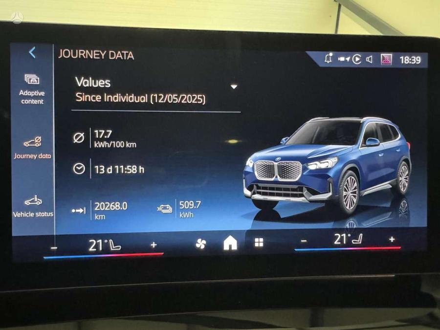 Zils BMW iX1 2024 Šauļi, ar dzinēja tilpumu 0.00 L un nobraukumu 56 tūkst. km par 32800 €, foto 27 vietnē AUTOMOTO.COM.LV