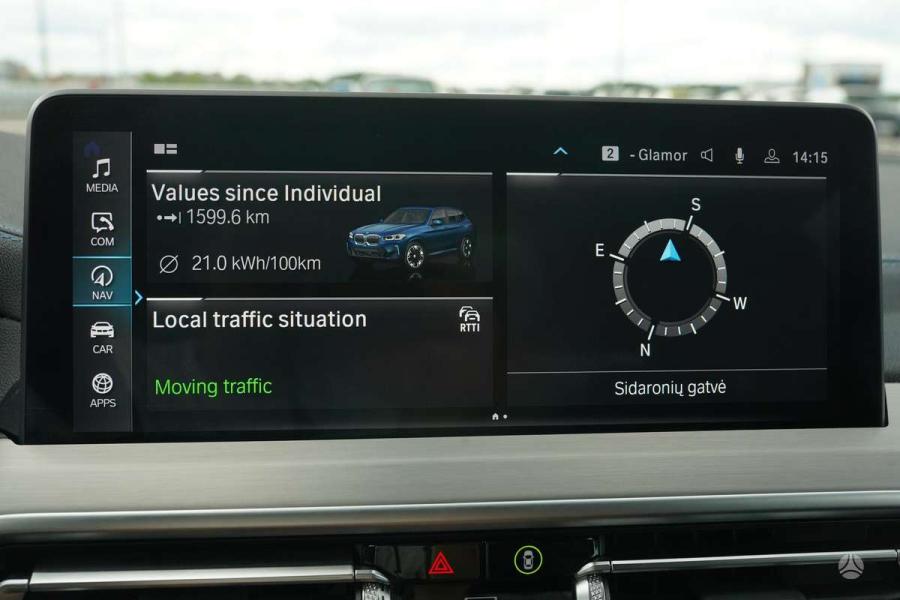 Zils BMW iX3 2022 Viļņa, ar dzinēja tilpumu 0.00 L un nobraukumu 102 tūkst. km par 30650 €, foto 34 vietnē AUTOMOTO.COM.LV