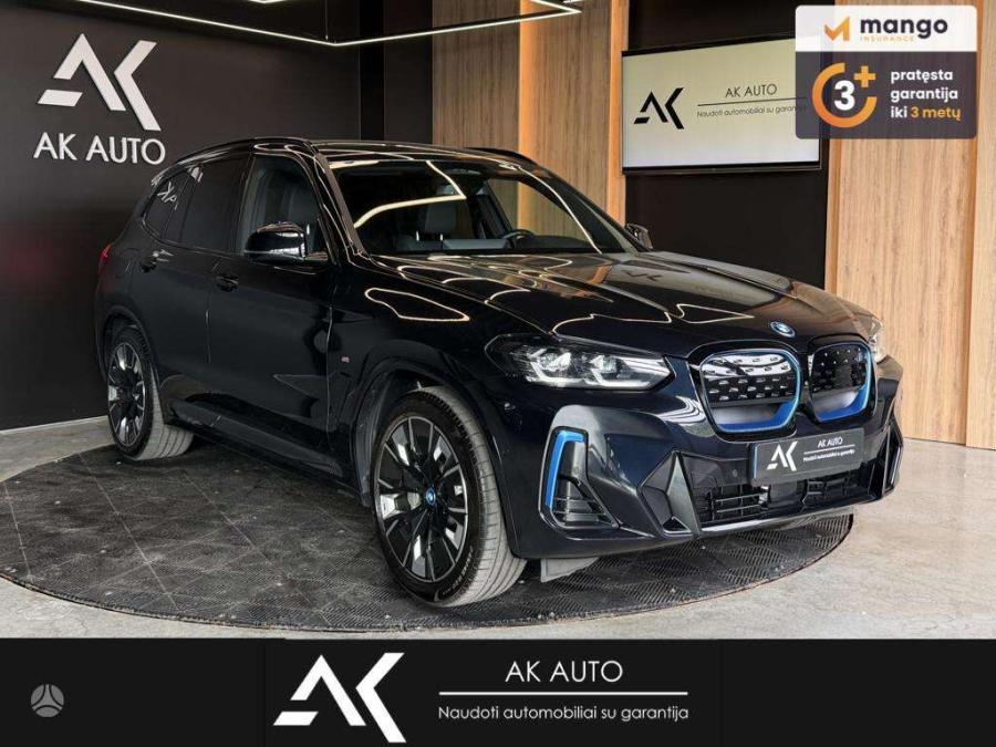 Синий БМВ iX3 2023 в Каунас, объемом двигателя 0.00 л и пробегом 20 тыс. км за 37990 €, фото 1 на AUTOMOTO.COM.LV