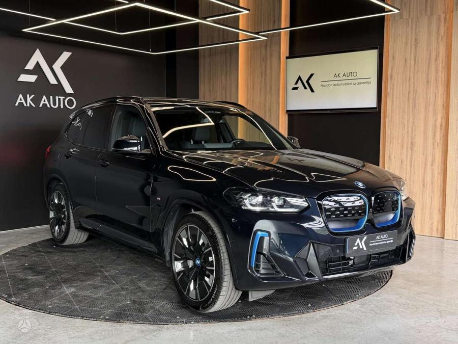 Синий БМВ iX3 2023 в Каунас, объемом двигателя 0.00 л и пробегом 20 тыс. км за 37990 €, фото 3 на AUTOMOTO.COM.LV