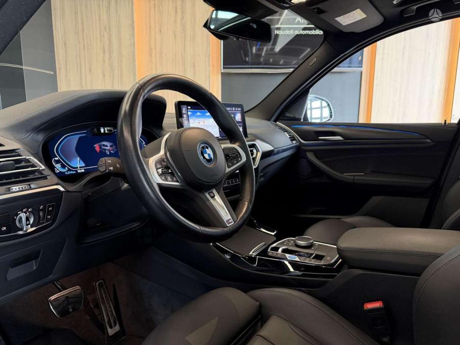 Синий БМВ iX3 2023 в Каунас, объемом двигателя 0.00 л и пробегом 20 тыс. км за 37990 €, фото 14 на AUTOMOTO.COM.LV