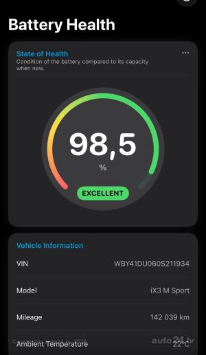 Zils BMW iX3 2021 Tallina, ar dzinēja tilpumu 0.00 L un nobraukumu 146 tūkst. km par 34900 €, foto 23 vietnē AUTOMOTO.COM.LV