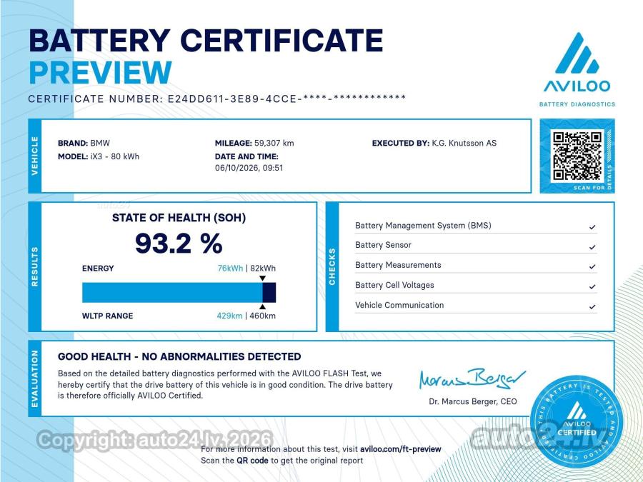 Серый БМВ iX3 2021 в Таллин, объемом двигателя 0.00 л и пробегом 59 тыс. км за 29999 €, фото 22 на AUTOMOTO.COM.LV