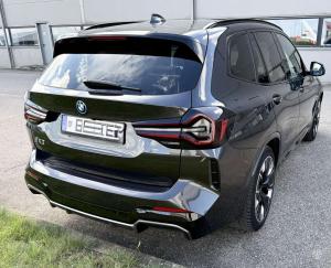Grey BMW iX3 2022 in Kaunas, with an engine capacity of 0.00 L and mileage of 142 thousand km for 31999 €, photo 6 on AUTOMOTO.COM.LV