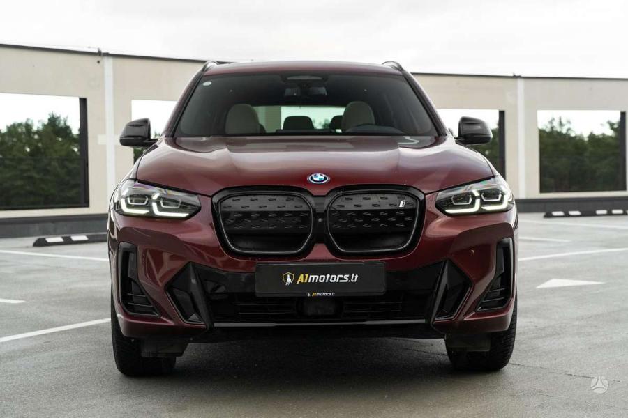 Red BMW iX3 2022 in Vilnius, with an engine capacity of 0.00 L and mileage of 91 thousand km for 35000 €, photo 3 on AUTOMOTO.COM.LV