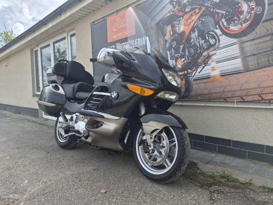Black BMW K 1200LT 2008 in Panevezys, with an engine capacity of 1.20 L and mileage of 60 thousand km for 4250 €, photo 1 on AUTOMOTO.COM.LV