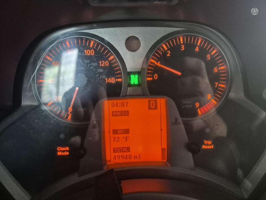 Black BMW K 1200LT 2008 in Panevezys, with an engine capacity of 1.20 L and mileage of 60 thousand km for 4250 €, photo 7 on AUTOMOTO.COM.LV