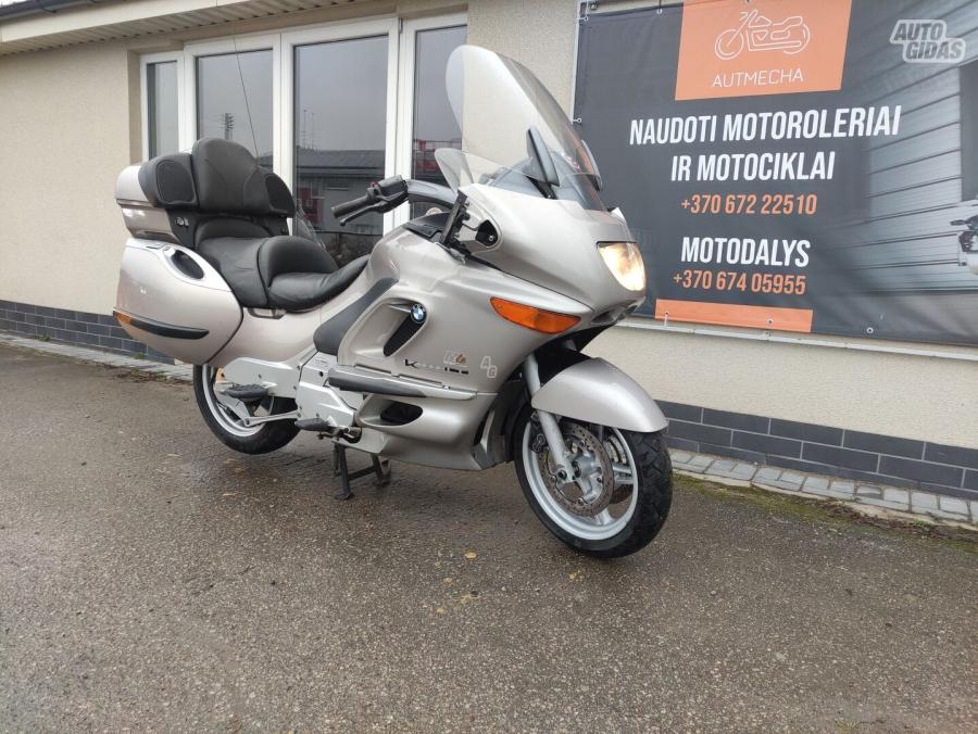 Grey BMW K 1200LT 1999 in Panevezys, with an engine capacity of 1.20 L and mileage of 77 thousand km for 2150 €, photo 1 on AUTOMOTO.COM.LV