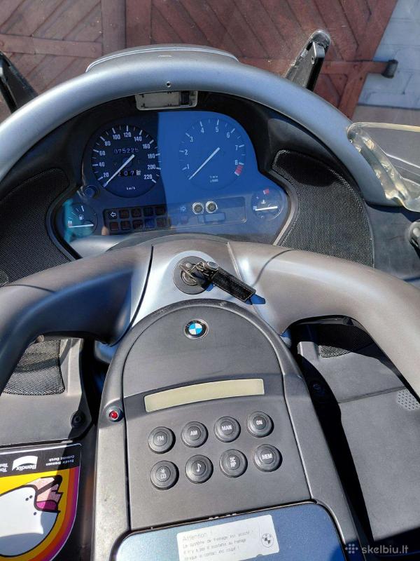 Grey BMW K 1200LT 2003 in Sakiai, with an engine capacity of 1.20 L and mileage of 65 thousand km for 2000 €, photo 4 on AUTOMOTO.COM.LV