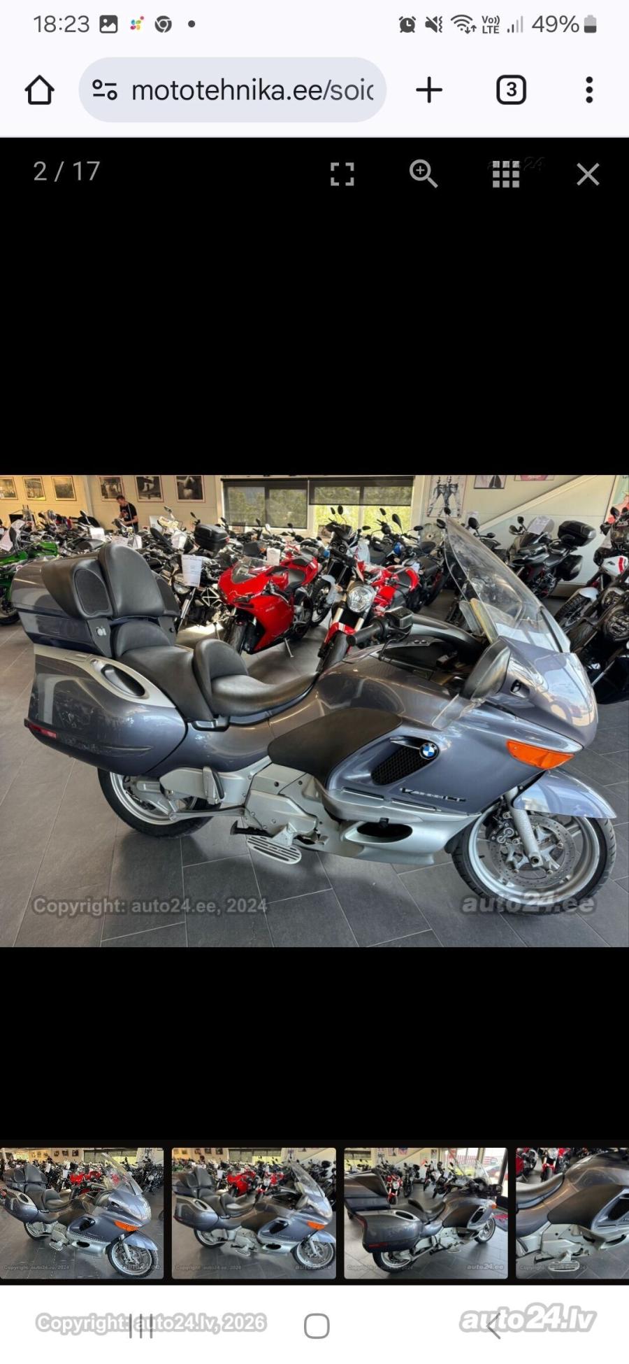 BMW K 1200R 1999 Hāpsalu, ar dzinēja tilpumu 1.20 L un nobraukumu 48 tūkst. km par 5200 €, foto 3 vietnē AUTOMOTO.COM.LV