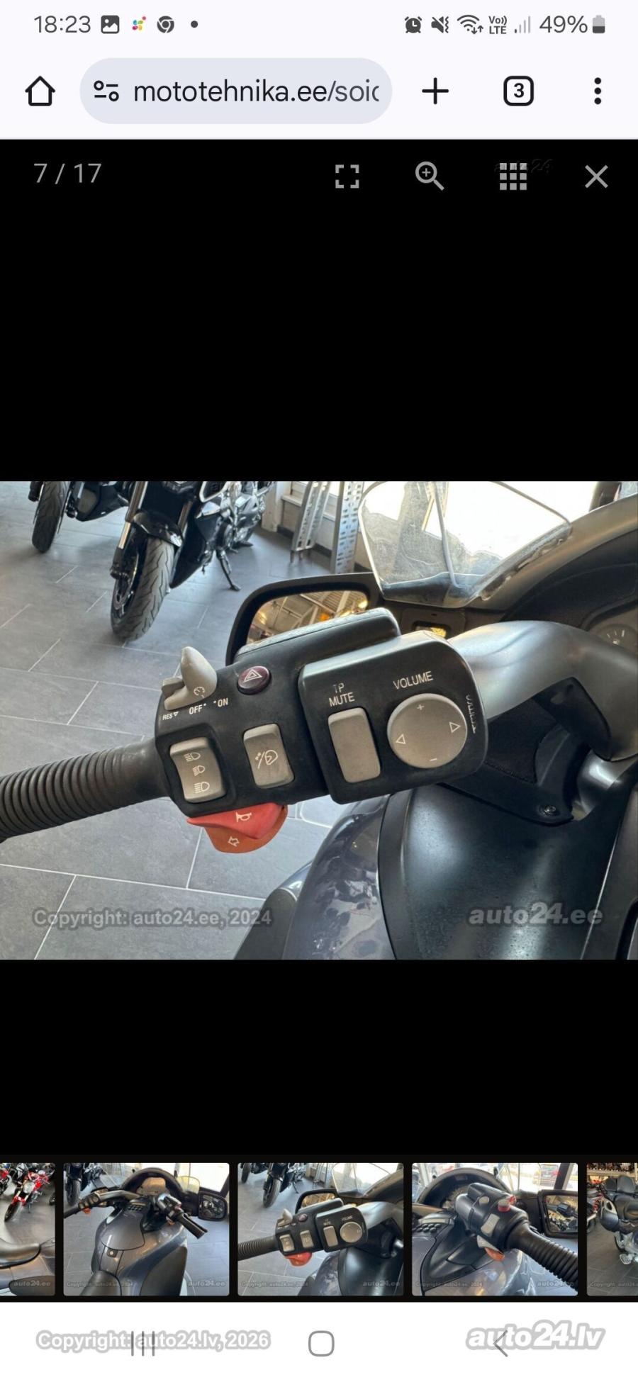 BMW K 1200R 1999 Hāpsalu, ar dzinēja tilpumu 1.20 L un nobraukumu 48 tūkst. km par 5200 €, foto 8 vietnē AUTOMOTO.COM.LV