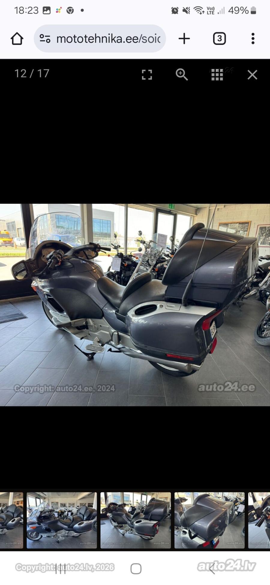 BMW K 1200R 1999 Hāpsalu, ar dzinēja tilpumu 1.20 L un nobraukumu 48 tūkst. km par 5200 €, foto 12 vietnē AUTOMOTO.COM.LV