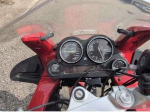 Red BMW K 1200RS 1998 in Kaunas, with an engine capacity of 1.20 L and mileage of 76 thousand km for 960 €, photo 6 on AUTOMOTO.COM.LV