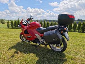 Red BMW K 1200RS 1999 in Elektrenai, with an engine capacity of 1.20 L and mileage of 96 thousand km for 1900 €, photo 4 on AUTOMOTO.COM.LV