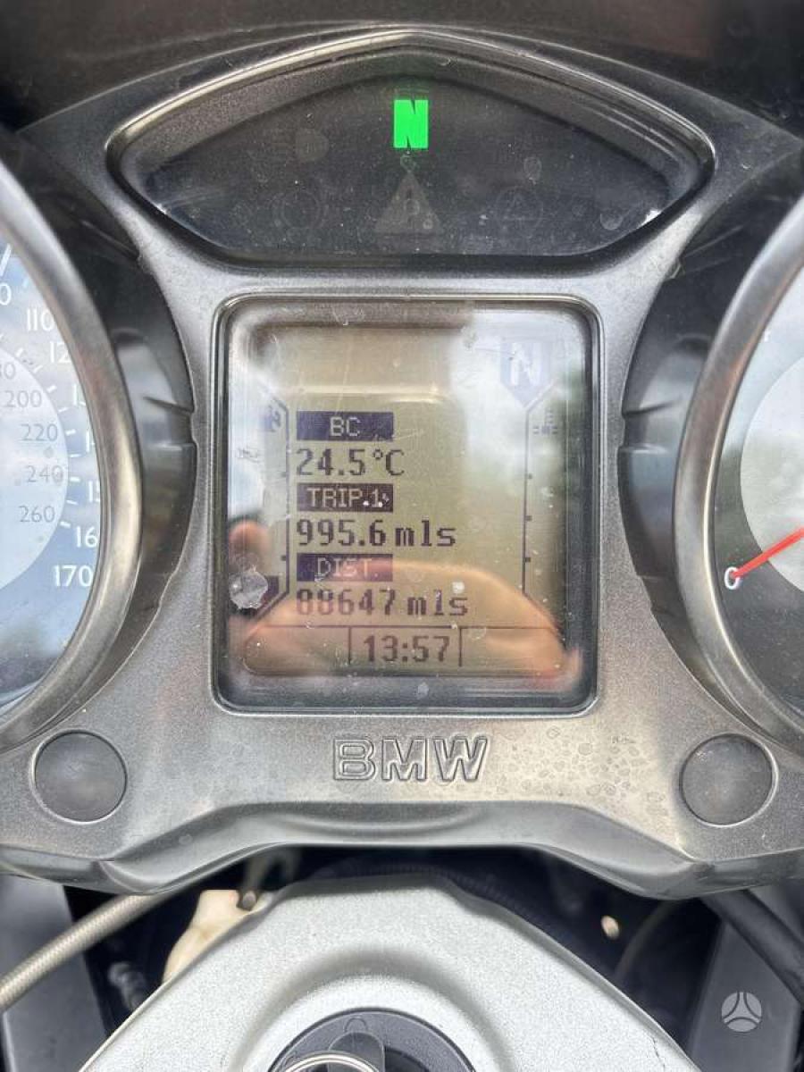 Grey BMW K 1300GT 2011 in Vilnius, with an engine capacity of 1.30 L and mileage of 143 thousand km for 3800 €, photo 10 on AUTOMOTO.COM.LV