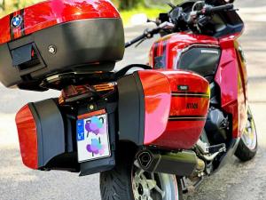 Red BMW K 1300GT 2010 in Jonava, with an engine capacity of 1.30 L and mileage of 60 thousand km for 6700 €, photo 6 on AUTOMOTO.COM.LV