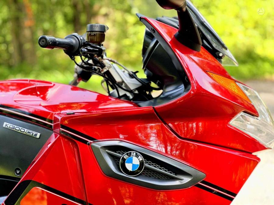 Red BMW K 1300GT 2010 in Jonava, with an engine capacity of 1.30 L and mileage of 60 thousand km for 6700 €, photo 8 on AUTOMOTO.COM.LV