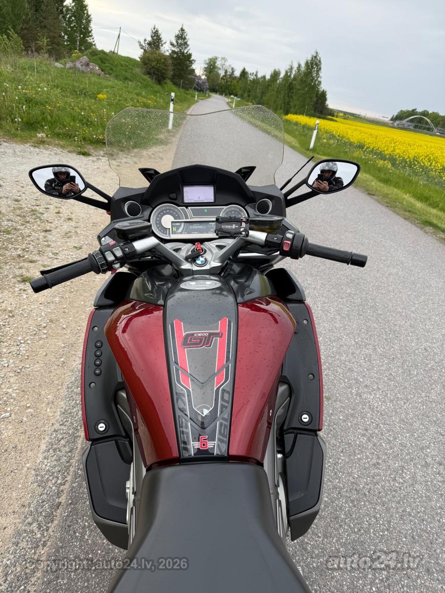 Black BMW K 1600GT 2012 in Johvi, with an engine capacity of 1.65 L and mileage of 131 thousand km for 8400 €, photo 11 on AUTOMOTO.COM.LV