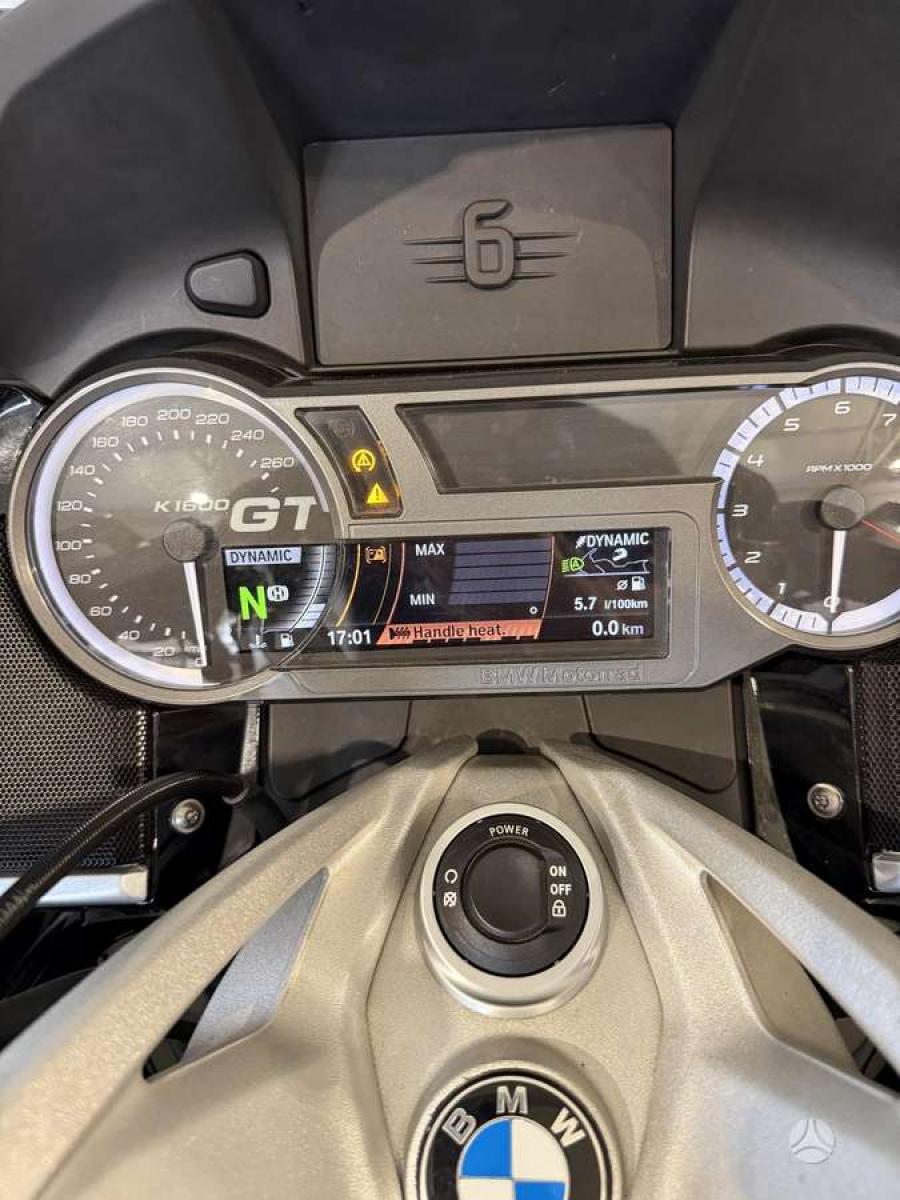 Черный БМВ K 1600GT 2019 в Каунас, объемом двигателя 1.65 л и пробегом 15 тыс. км за 15200 €, фото 13 на AUTOMOTO.COM.LV