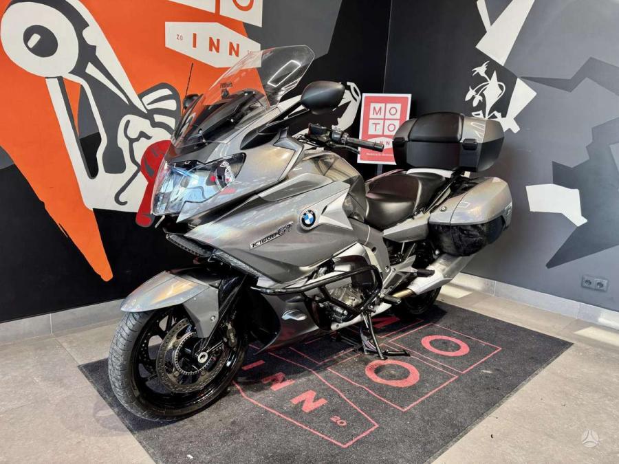 Grey BMW K 1600GT 2018 in Vilnius, with an engine capacity of 1.60 L and mileage of 41 thousand km for 12699 €, photo 2 on AUTOMOTO.COM.LV