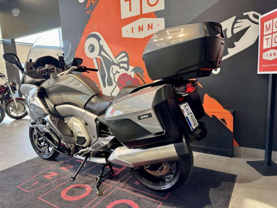 Grey BMW K 1600GT 2018 in Vilnius, with an engine capacity of 1.60 L and mileage of 41 thousand km for 12699 €, photo 4 on AUTOMOTO.COM.LV