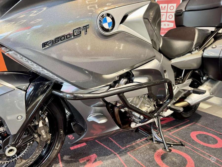 Grey BMW K 1600GT 2018 in Vilnius, with an engine capacity of 1.60 L and mileage of 41 thousand km for 12699 €, photo 13 on AUTOMOTO.COM.LV