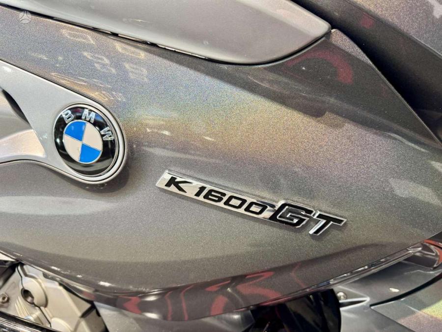 Grey BMW K 1600GT 2018 in Vilnius, with an engine capacity of 1.60 L and mileage of 41 thousand km for 12699 €, photo 27 on AUTOMOTO.COM.LV