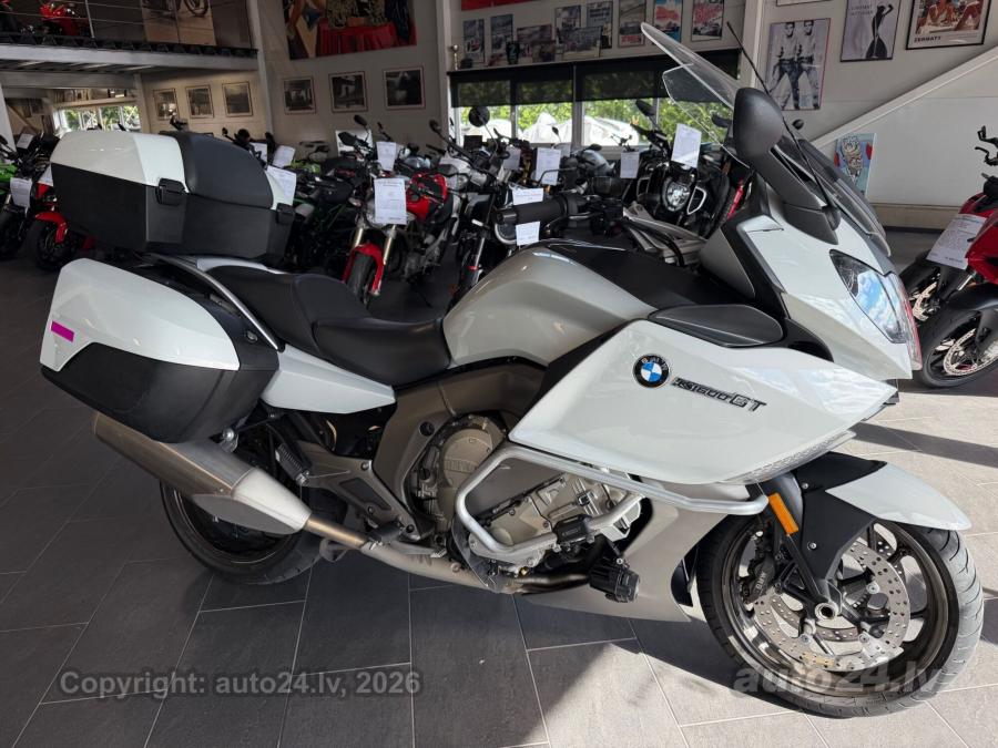 White BMW K 1600GTL 2013 in Tallinn, with an engine capacity of 1.65 L and mileage of 97 thousand km for 5990 €, photo 1 on AUTOMOTO.COM.LV