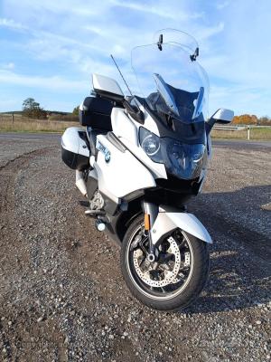 White BMW K 1600GTL 2019 in Tallinn, with an engine capacity of 1.65 L and mileage of 50 thousand km for 15500 €, photo 3 on AUTOMOTO.COM.LV
