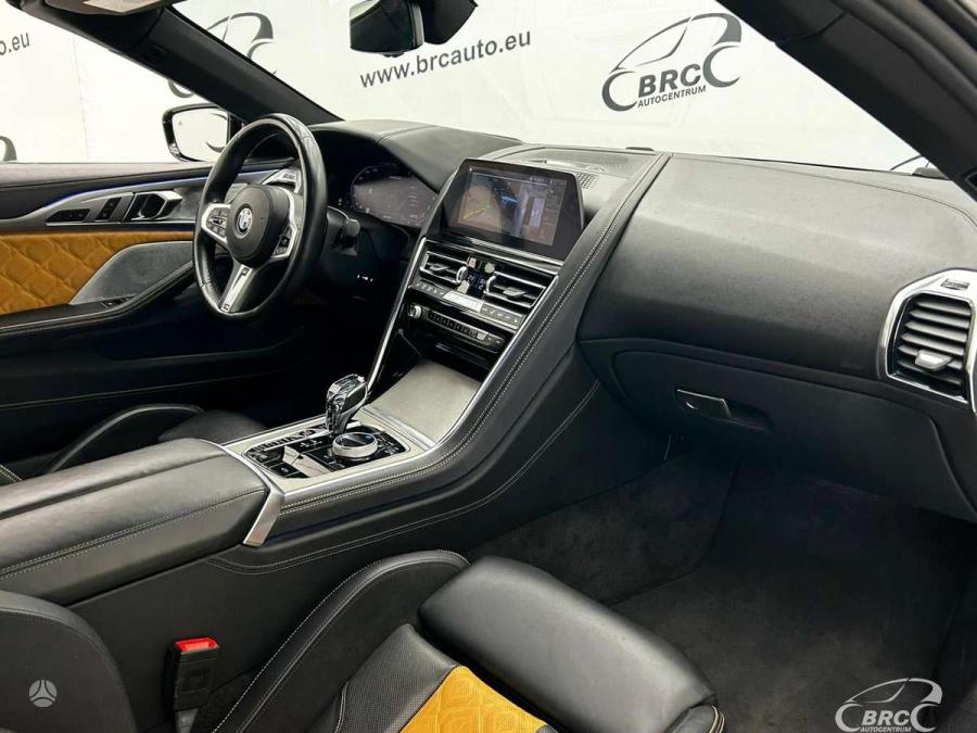 Melns BMW M 850 2019 Viļņa, ar dzinēja tilpumu 4.40 L un nobraukumu 33 tūkst. km par 52900 €, foto 12 vietnē AUTOMOTO.COM.LV