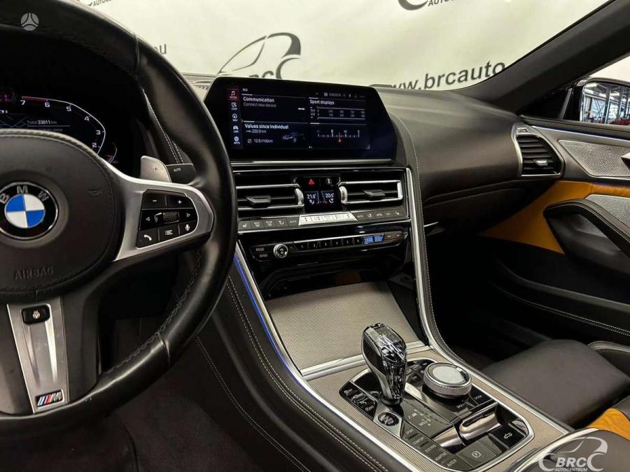 Melns BMW M 850 2019 Viļņa, ar dzinēja tilpumu 4.40 L un nobraukumu 33 tūkst. km par 52900 €, foto 24 vietnē AUTOMOTO.COM.LV