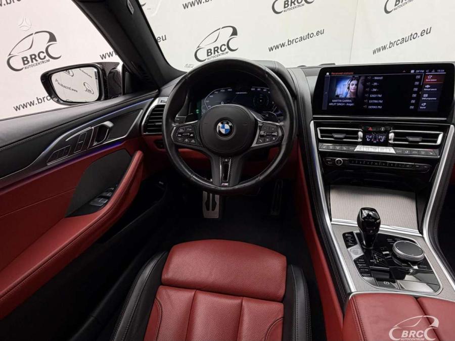 Black BMW M 850 2022 in Vilnius, with an engine capacity of 4.40 L and mileage of 47 thousand km for 56900 €, photo 16 on AUTOMOTO.COM.LV