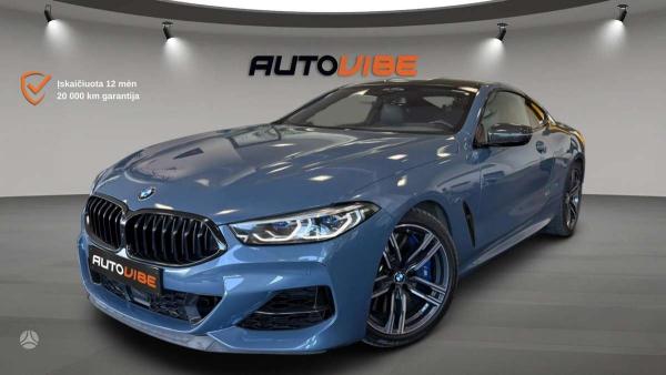 Синий БМВ M 850 2019 в Вильнюс, объемом двигателя 4.40 л и пробегом 33 тыс. км за 49989 €, фото 1 на AUTOMOTO.COM.LV