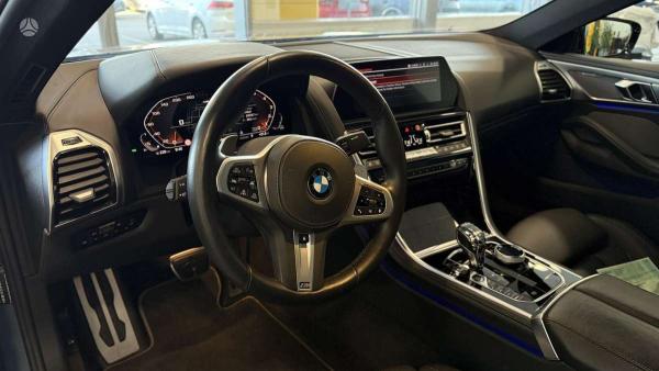 Blue BMW M 850 2019 in Vilnius, with an engine capacity of 4.40 L and mileage of 33 thousand km for 49989 €, photo 8 on AUTOMOTO.COM.LV