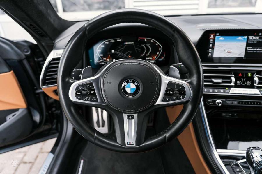 Синий БМВ M 850 2019 в Клайпеда, объемом двигателя 4.40 л и пробегом 84 тыс. км за 46600 €, фото 24 на AUTOMOTO.COM.LV