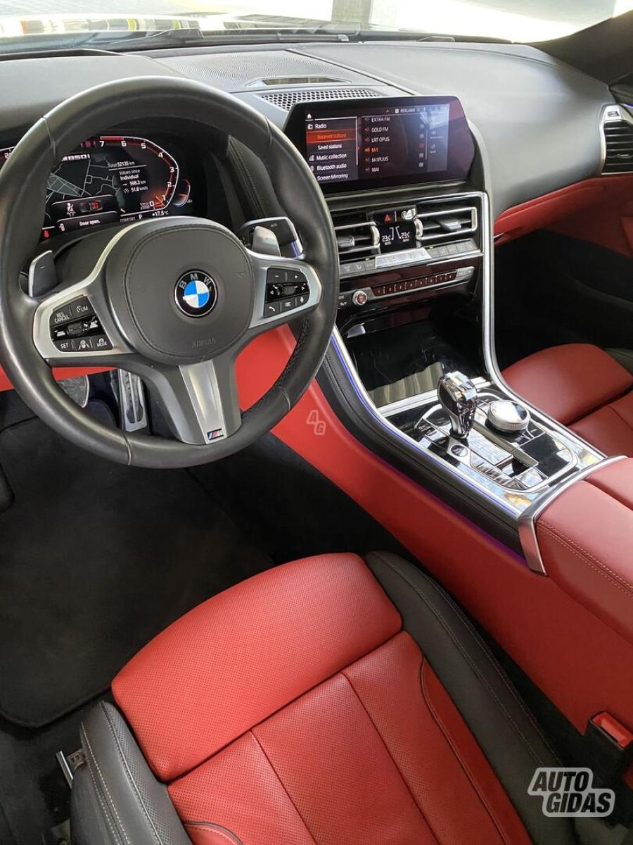 BMW M 850 2019 in Vilnius, with an engine capacity of 4.40 L and mileage of 52 thousand km for 47000 €, photo 14 on AUTOMOTO.COM.LV