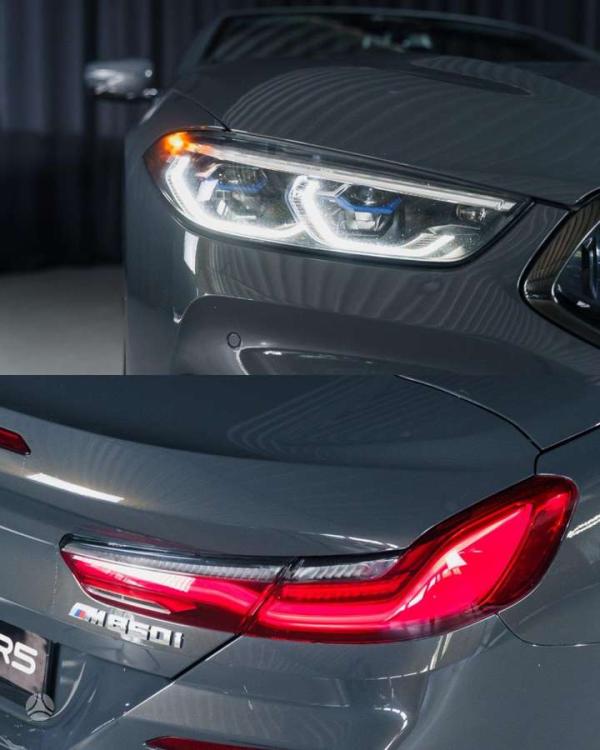 Pelēks BMW M 850 2022 Viļņa, ar dzinēja tilpumu 4.40 L un nobraukumu 47 tūkst. km par 50999 €, foto 8 vietnē AUTOMOTO.COM.LV